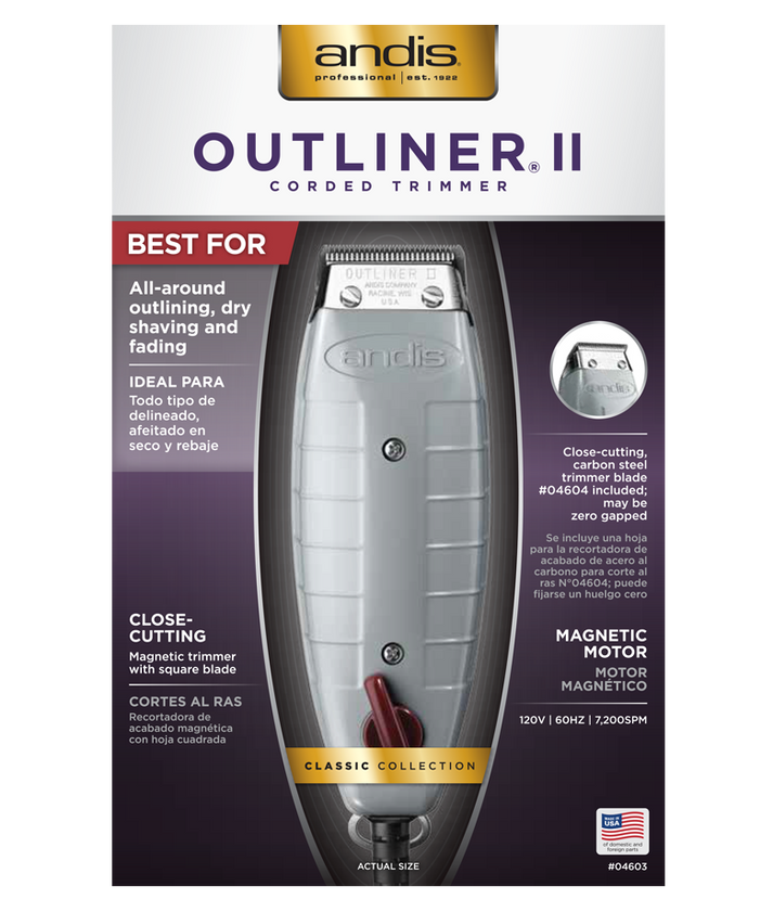 Andis Trimmer T-Outliner® T-Blade or Out-Liner – antoniosbarbersupply